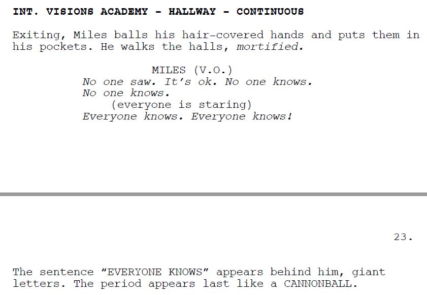 Screenwriting Basics #5: Scene Description – Bridget LaMonica