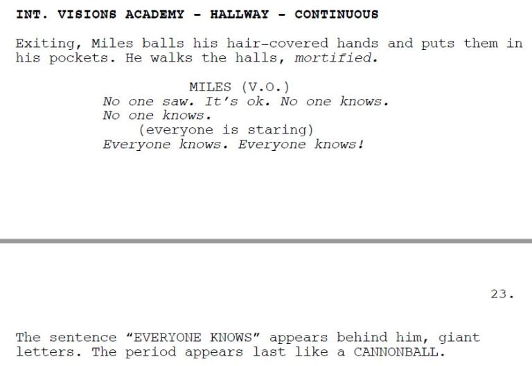 Screenwriting Basics #5: Scene Description – Bridget LaMonica